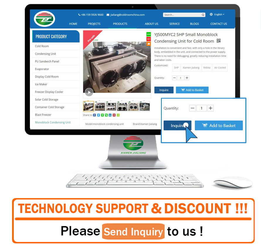 Air Cooled Recessed Installation Monoblock Condensing Unit For Food from China manufacturer ...