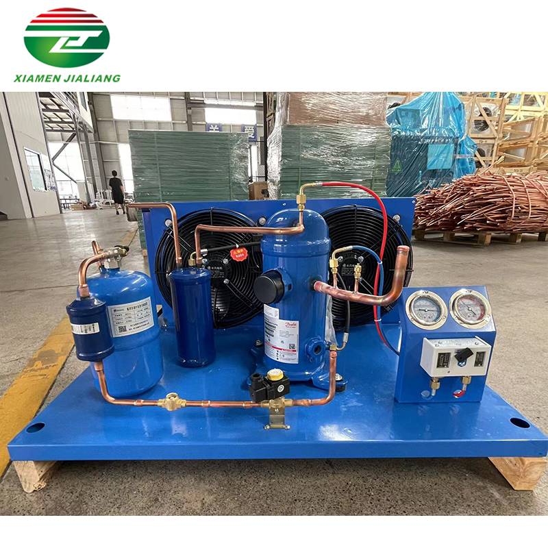 Low Power Consumption Blue 380V Condensing Unit For Freezer Room from ...