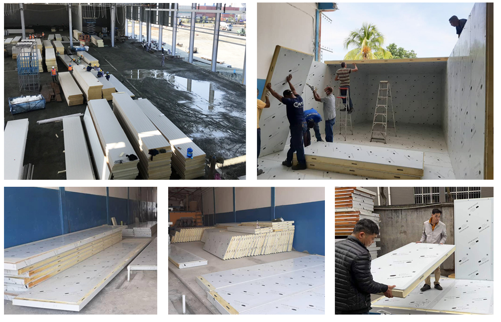 Jialiang 100mm Cold Room Pu Panel Polyurethane Wall Panels from China ...